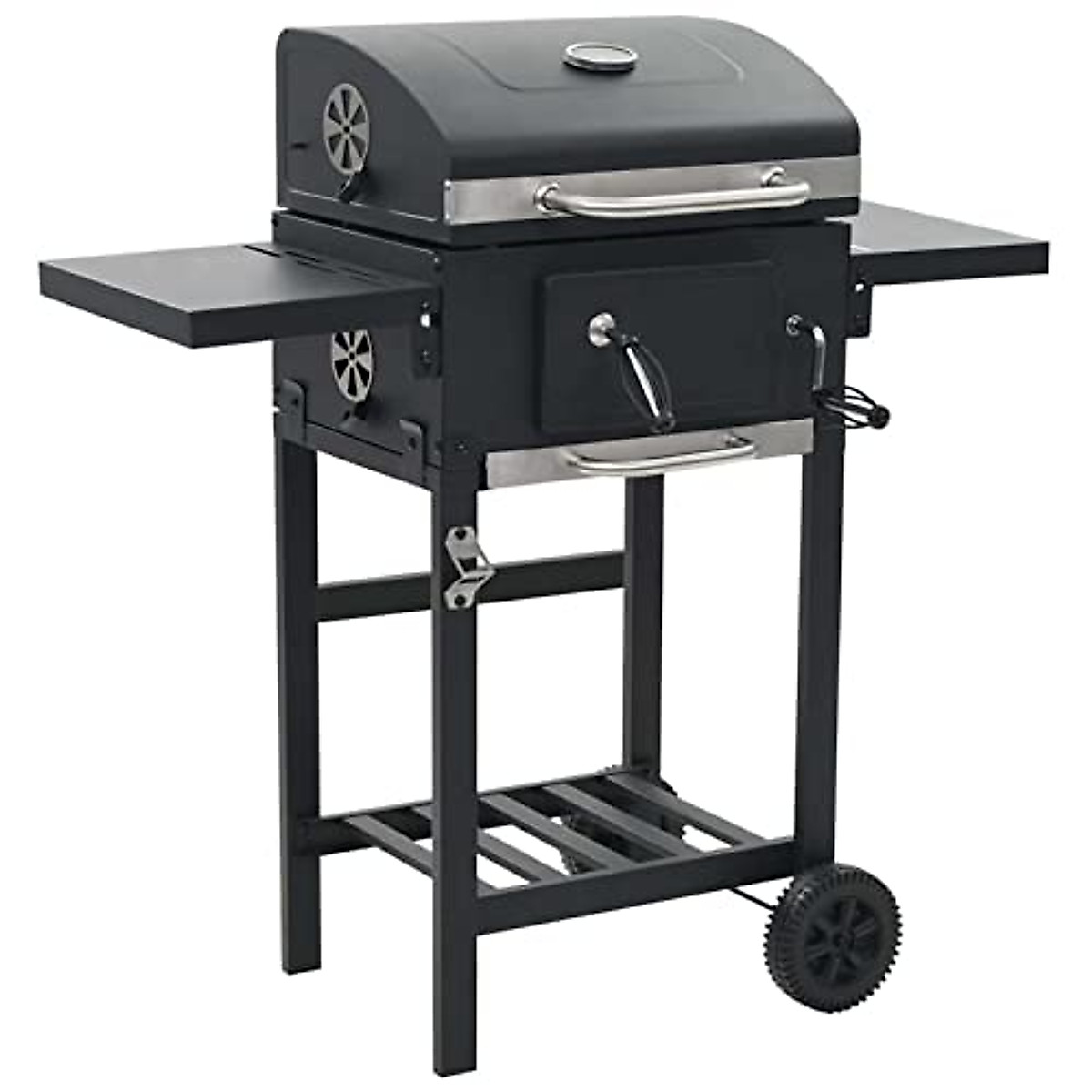 NA Charcoal Bottom Barbecue Grill Charcoal Barbecue Grill Outdoor Picnic Terrace Cooking Party