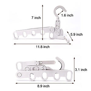 WIBWIDOCS Travel Collapsible Clothes Drying Rack,Space Saving Indoor Laundry Drying Rack for Garments and Clothing,Suitable for Travel, Business Trip, Outdoor Camping
