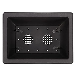 MOUYAT 15 PCS 6.5 Inch Bonsai Training Pots, Rectangular Plastic Bonsai Tree Growing Large Planter Pot for Plants, Garden, Yard, Office, Balcony, Home Decoration