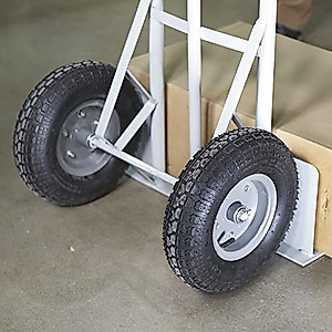 Strongway P-Handle Hand Truck - 1000-Lb. Capacity, Oversized Toe Plate