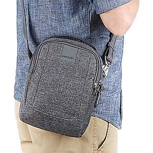 Pacsafe Metrosafe LS100 3 Liter Anti Theft Shoulder Bag - Fits 7 inch Tablet, black