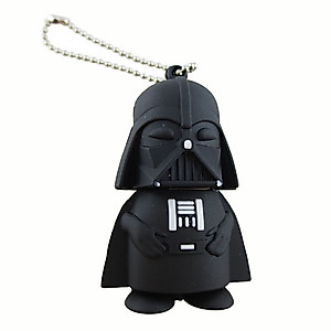 Trustbuy Cartoon Star Wars Darth Vader Shape USB Flash Drive Practical Gift - 8GB