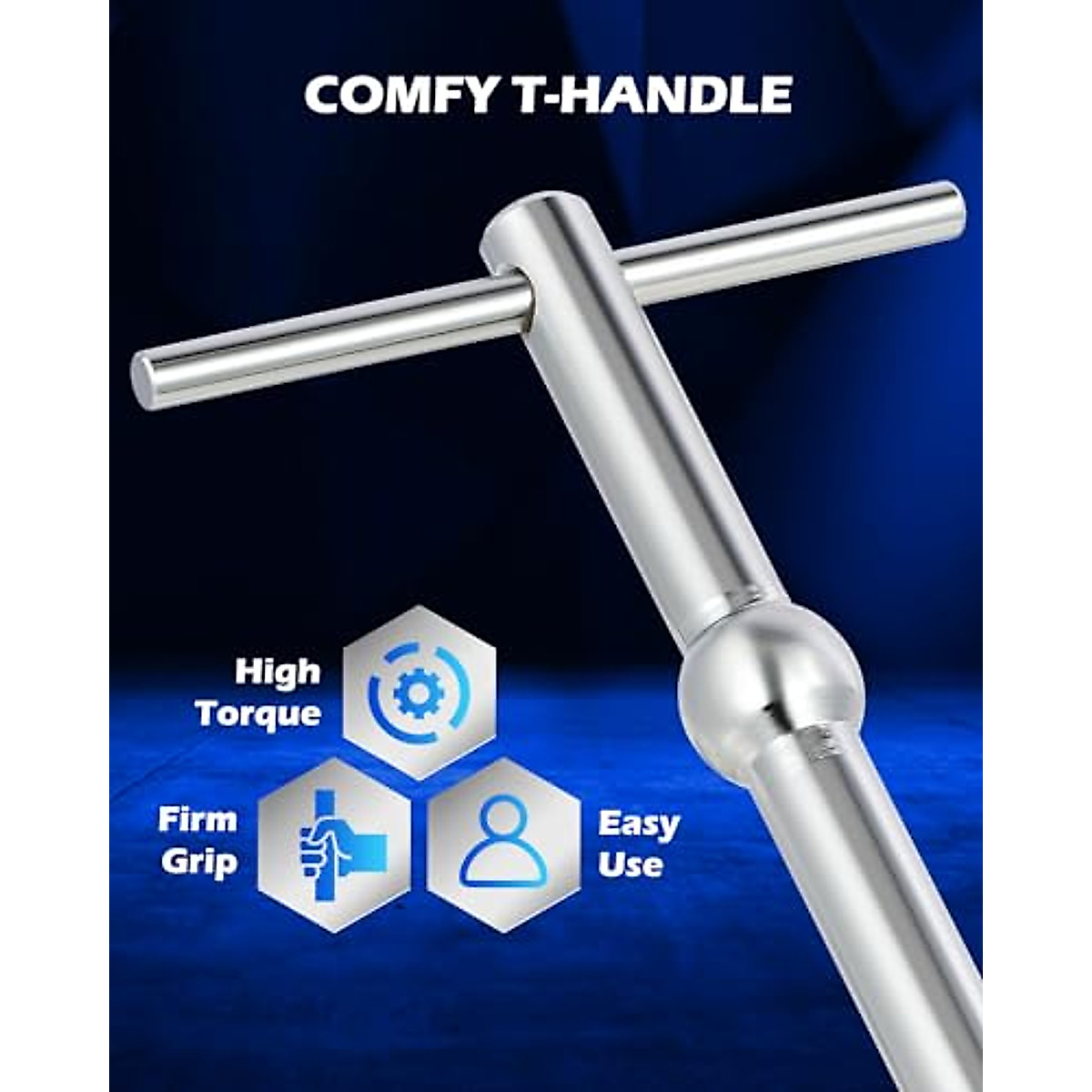 OMT Inner CV Axle Puller Tool Set with 5/8"-18 Slide Hammer & Adapter | Inner CV Joint Removal Tool Kit | Front Wheel Drive Axle Puller Set Compatible with Taurus Sable FWDs from 1986 to 2021