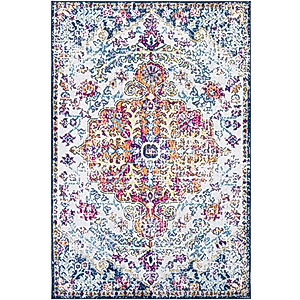 Artistic Weavers Odelia Vintage Bohemian Washable Area Rug, 3' x 5', Orange/Multi