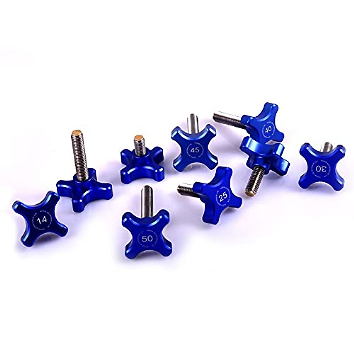 Astronomical Telescope Accessories M8 Thumb Screws (Single Screw for Sale, not a Set) Upgrade with Protection Head (Color : M8X35mm)