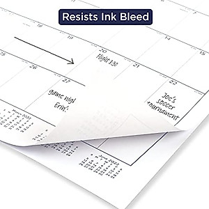 AT-A-GLANCE 2023 RY Monthly Desk Pad Calendar, Blue/Gray, Large, 21 3/4" x 17"