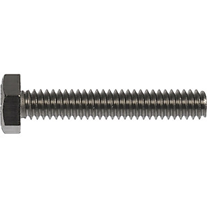 The Hillman Group 45230 1/4 X 6-Inch Full Thread Stainless Steel Hex Bolts, 6-Pack
