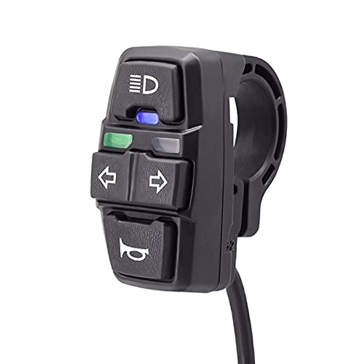 EGGPOD Bike Fender Electric Scooter Front Light Switch Horn and Turning Rear Light Switch E Bike Fog Light Bicycle Motorcycle ATV Headlight Switch Mud Guards