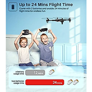 SYMA Drone with Camera 1080P HD FPV Cameras Remote Control Toys RC Quadcopter Helicopter Gifts for Boys Girls Adults Beginners with Altitude Hold, Headless Mode, One Key Start, 3D Flips 2 Batteries