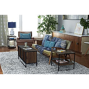 Household Essentials TV Stand, Walnut