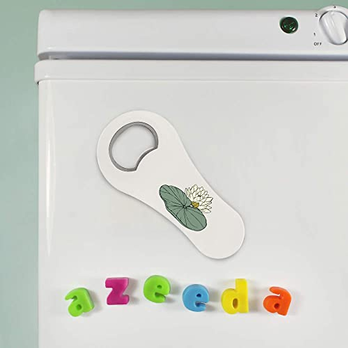Azeeda 'Lilly pad' Bottle Opener Fridge Magnet (BO00072798)
