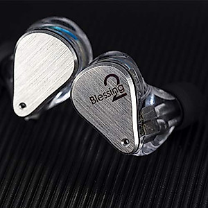 Moondrop Blessing2 1DD 4BA Hybrid Technology in-Ear Monitor Earphone Silver