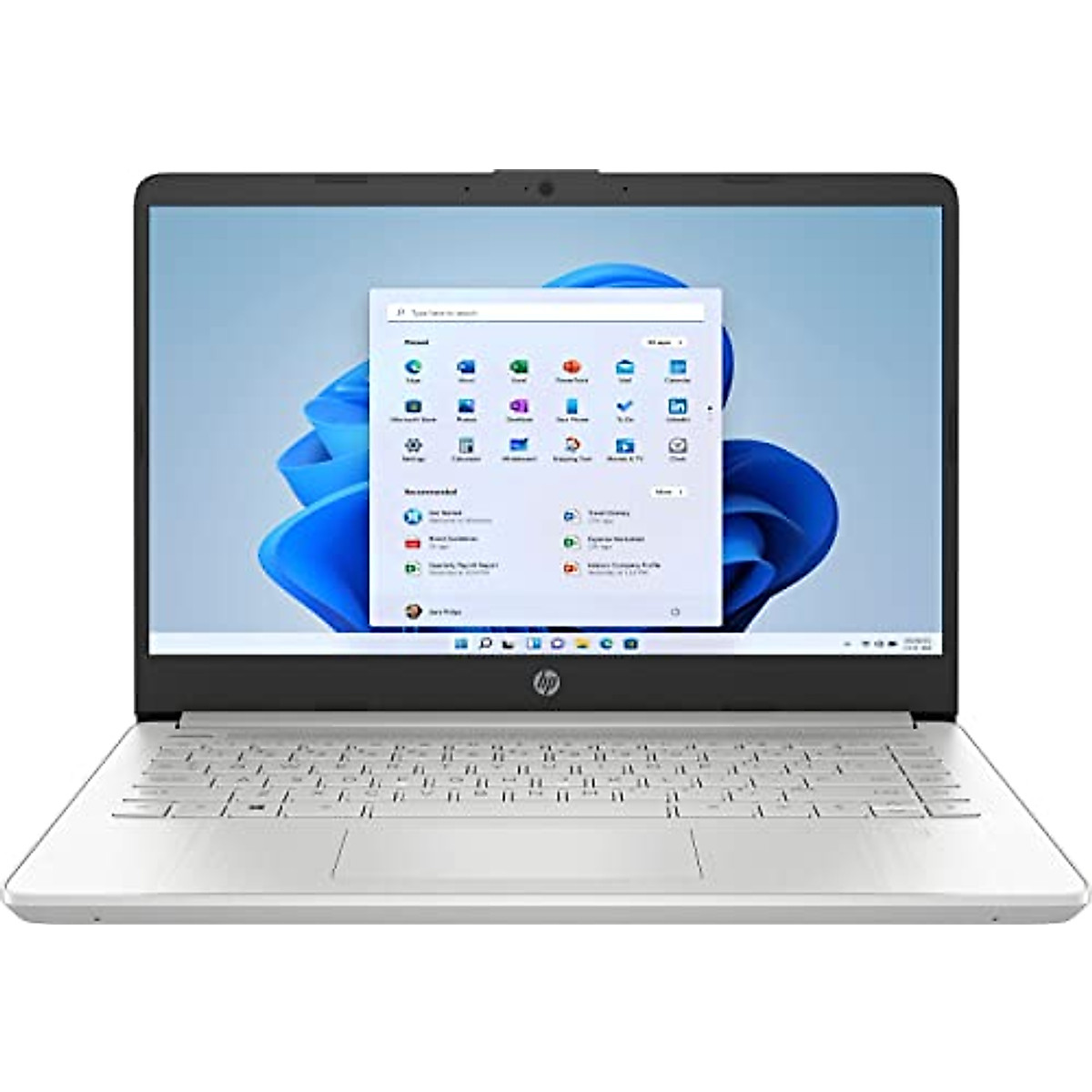 HP 14" HD Business Laptop, AMD Ryzen 3 3250U, 8GB DDR4, 128GB NVMe SSD, HDMI Bluetooth WiFi Webcam, Long Battery Life, Natural Silver, Windows 11 S, YSC Accessory