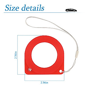 AUCELI Car Key Test Coil, 2 PCS Automotive Induction Signal Detection Card, Car Key Lock Chip Coil Tester, Anti-Theft Auto Diagnostic Tool, Automatic Induction Signal Detector, Fast Checking