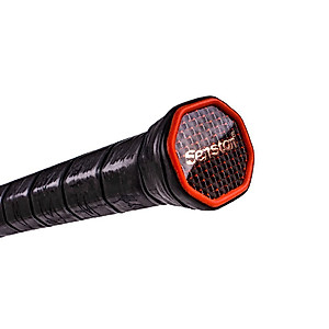 Senston Professional Woven Badminton Racket 100% Full Carbon-Fiber High-Grade Badminton Racquet Including Grip Racket Cover Red Color