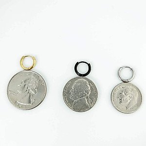 Gold Silver Black Plating Endless Cartilage Hoops 7MM Tiny Sleeper Thin Hoop Earrings for Boy&Girl 20G Nose Rings Helix Septum Daith Lobe Lip Tragus Nipple Snug Second Third Hole Body Piercing Jewelry