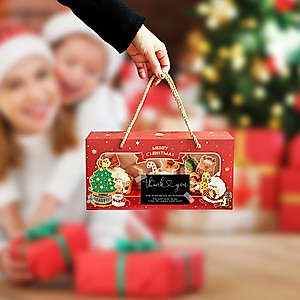 OUGERKID 100Pcs Thank You Cards,2 x 3.5 Inches Thanks Greeting Cards,Thank You for Supporting My Business Cards,Your Order Made My Day Cards,I Hope This Package Makes Yours Cards