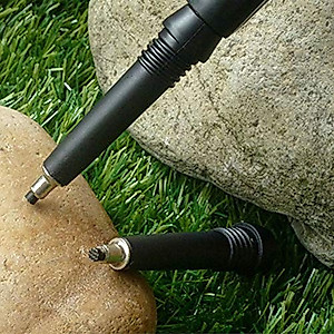 5Pcs Trekking Pole Tips Universal Trekking Poles Replacement Tips Fits for Standard Trekking, Walking and Hiking Pole, Black