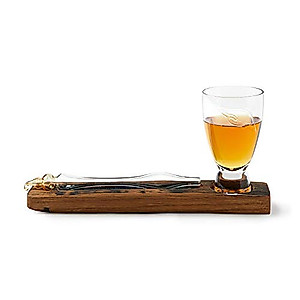 Whiskey Tasting Set with Water Dropper, Pot Still Top & Mini Whisky Glass - Set Includes Glass Whisky Water Pipette for Scotch, Whiskey, Bourbon and Rye - Whiskey Gift by Angels' Share Glass