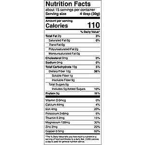 Manitoba Harvest Hemp Yeah! Organic Max Fiber Protein Powder, Vanilla, 16oz; with 10g of Fiber, 9g Protein and 1.9g Omegas 3&6 per Serving, Preservative Free, Non-GMO