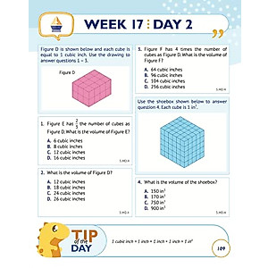 5th Grade Common Core Math: Daily Practice Workbook - Part I: Multiple Choice | 1000+ Practice Questions and Video Explanations | Argo Brothers (Next Generation Learning Standards Aligned (NGSS))