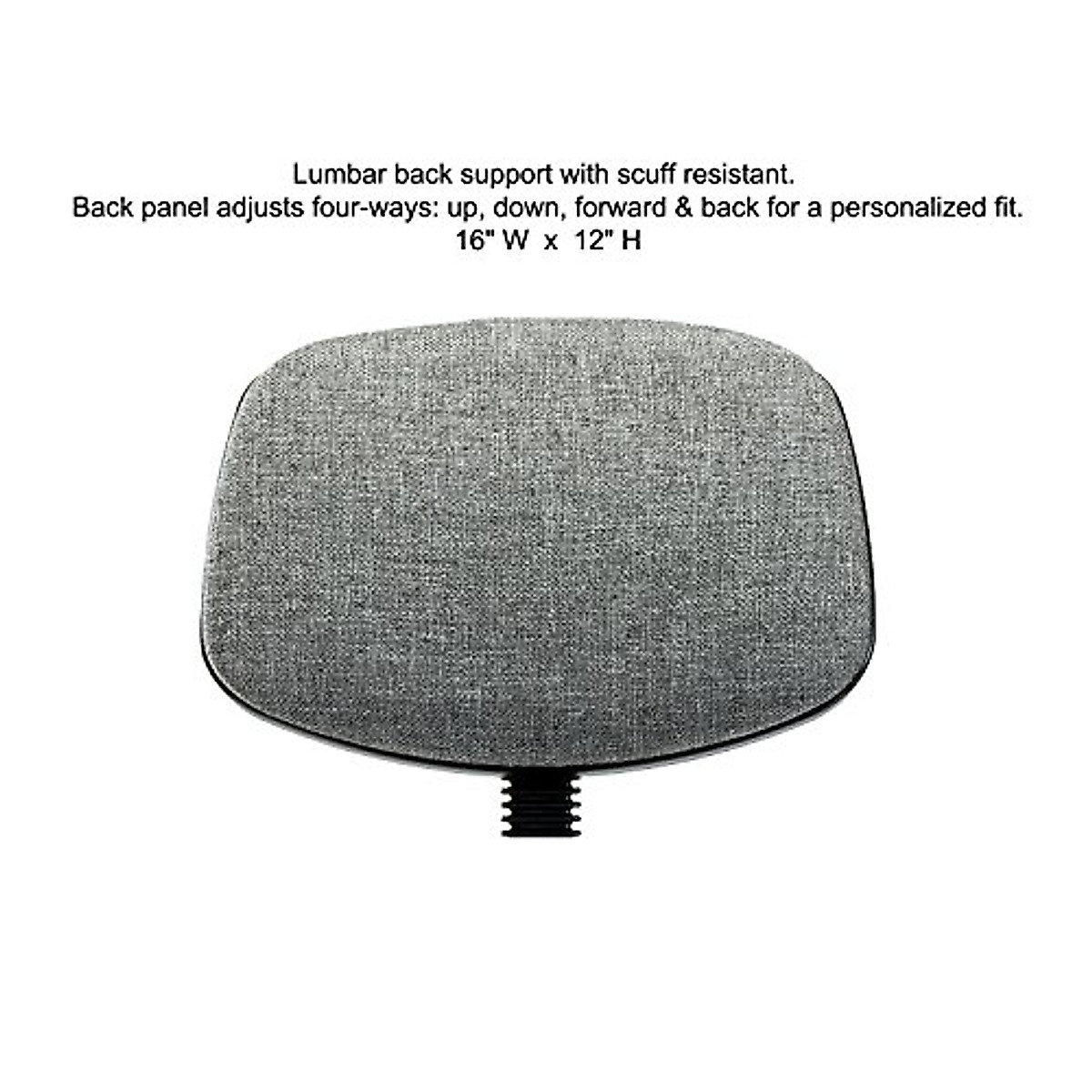 Perch Walter Rolling Height Adjustable Doctor's Stool with Back for Carpet or Linoleum | Workbench Height | 300-Pound Weight Capacity | (Imperial Blue Vinyl)