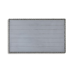 Signature Design by Ashley Naples Beach Contemporary Outdoor Rectangle Multi-Use Table, Light Gray