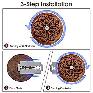 UFO Bread Lame Cutter for Homemade Sourdough Bread Bakers, Slashing Tool Cutting Bread Scoring Knife Razor Cutter, Great Gift for Artisan Bread and Baguette Makers(Red)