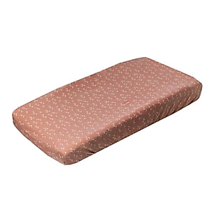 Copper Pearl Premium Knit Changing Pad Cover Soft, Stylish, and Universal Fit for All Standard Diaper Changing Pads, Trendy Design Changing Pad Covers, Rocky