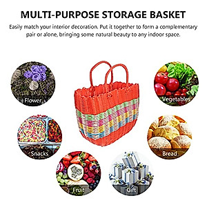 Cabilock Woven Market Basket woven shopping basket african market basket woven straw basket African Shopping Basket