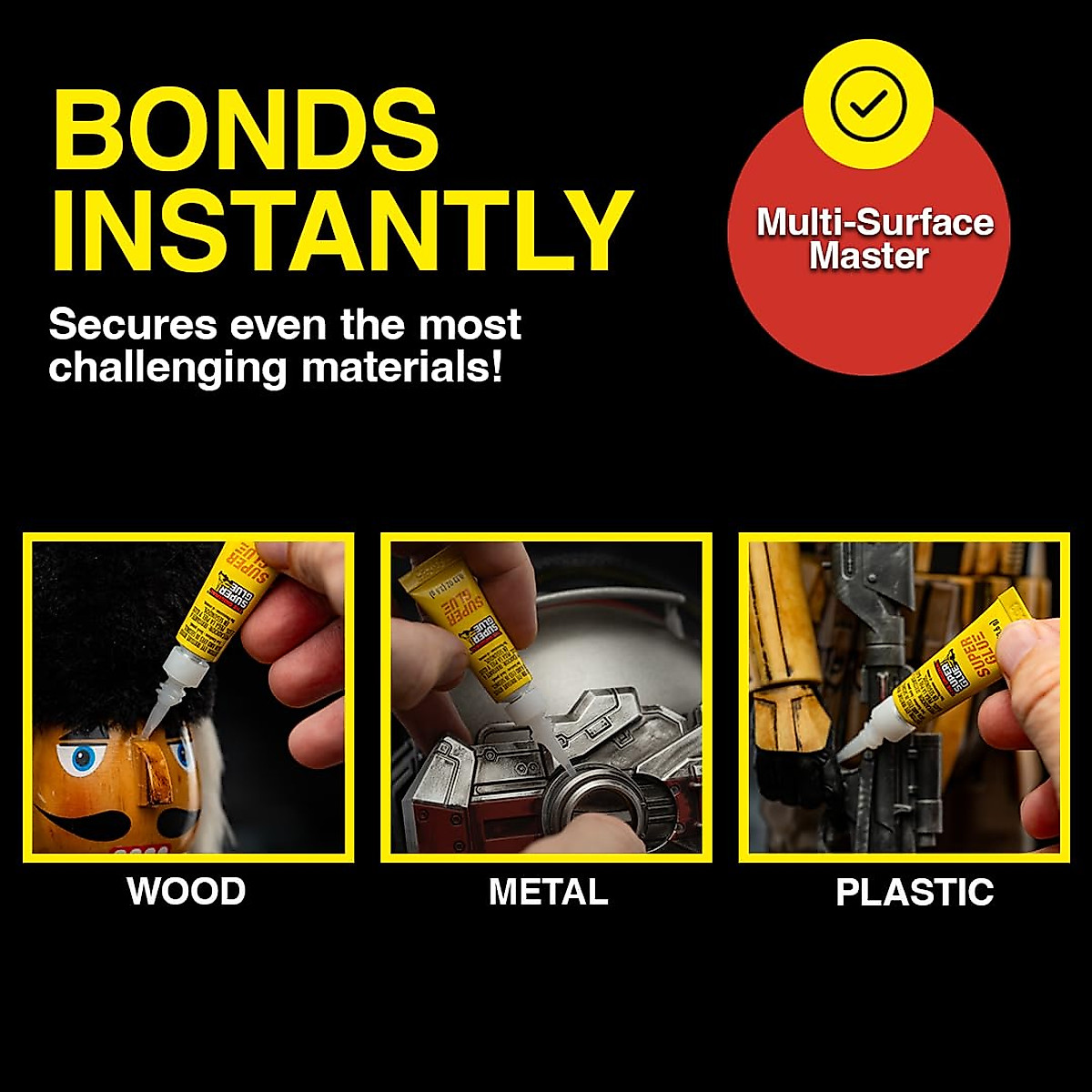 Super Glue 15187 , Clear- pack of 12