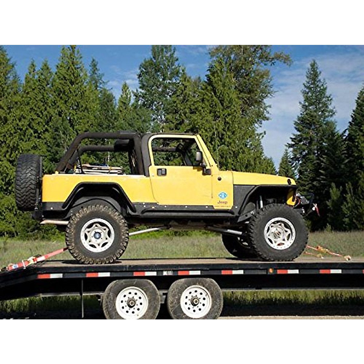 Mac's Tie-Downs 511108 Black Super Pack with 8' x 2" Combination Axle Straps