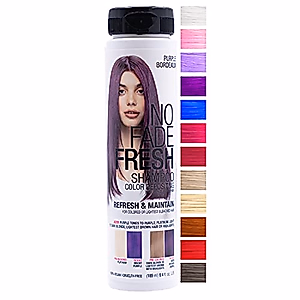 Purple Color Depositing Shampoo - Semi Permanent Hair Color with BondHeal Bond Rebuilder - Violet Hair Dye 6.4 oz