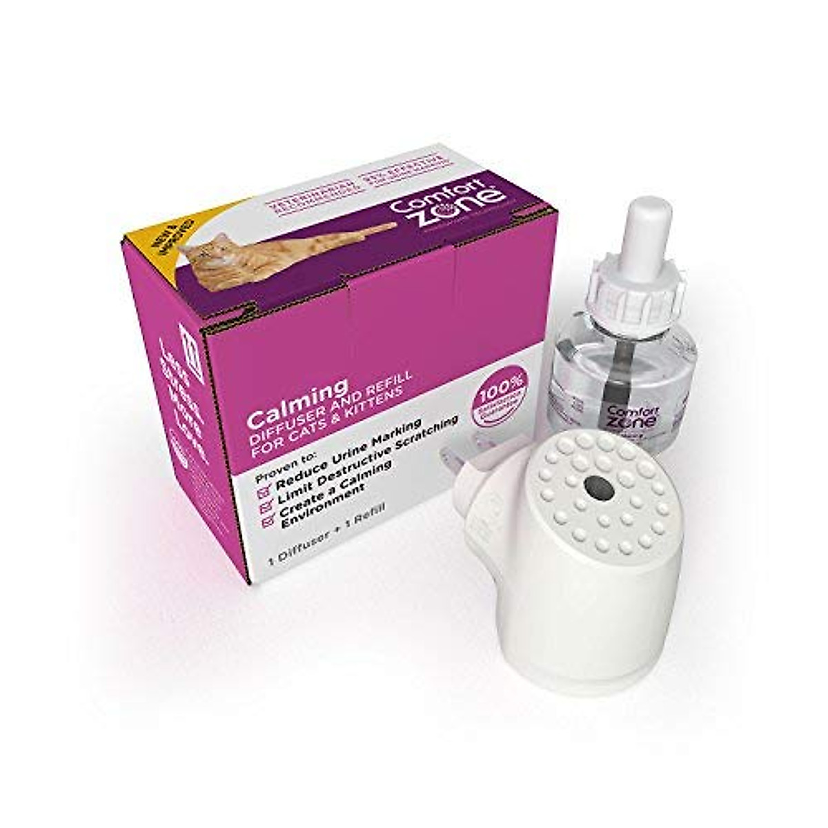 Comfort Zone Basic Calming Diffuser Kit for Cat Calming