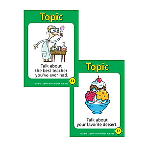 Super Duper Publications | TopicTalk Conversation & Social Skills Card Game | Educational Learning Resource for Children