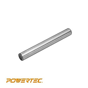POWERTEC 71145 Hardened Steel Dowel Pins 3/8-Inch, Heat Treated and Precisely Shaped for Accurate Alignment, Alloy Steel , 4 Pack, Silver, 3/8" x 3" Pins