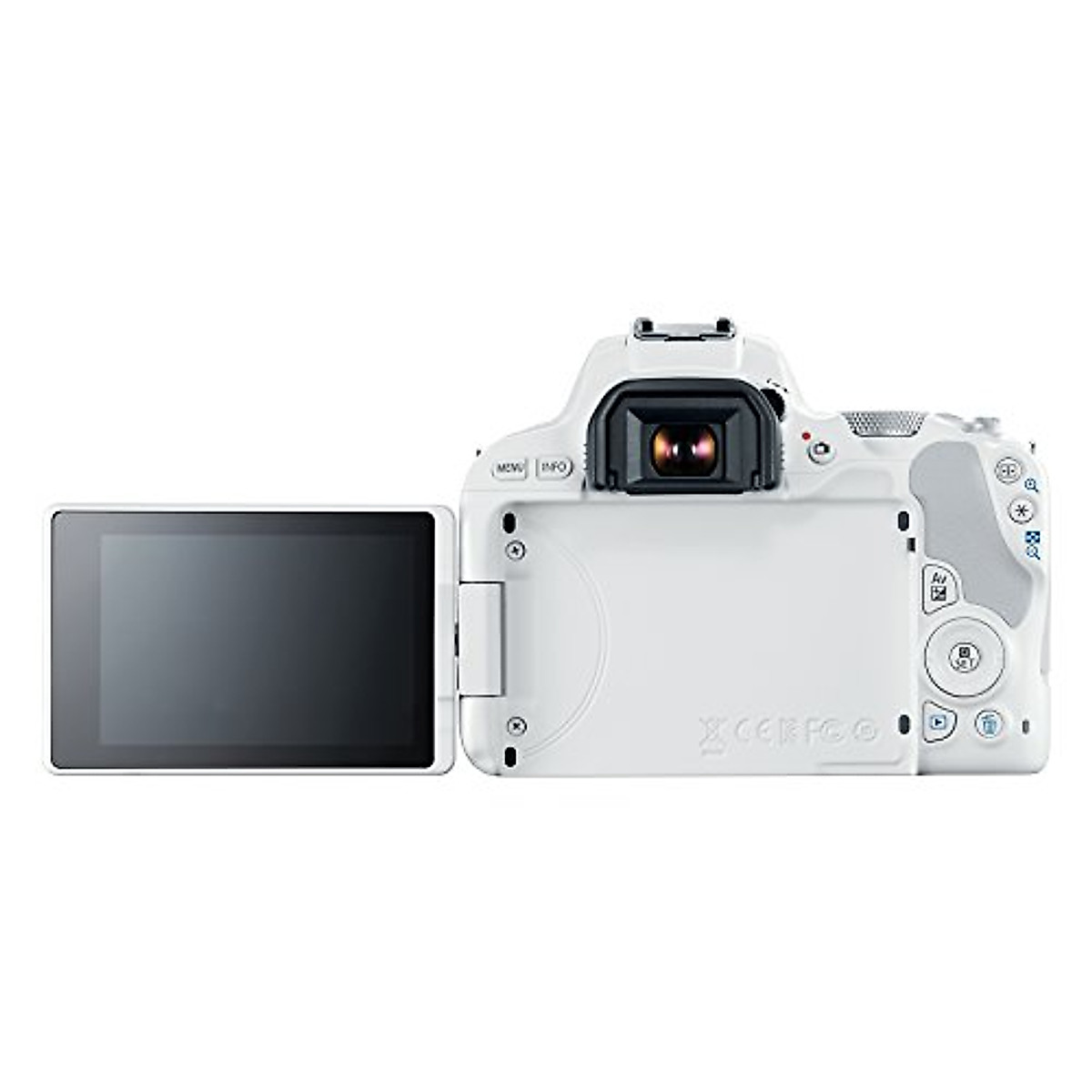 Canon Cameras US 2252C001 EOS Rebel SL2 (WH) EF-S 18-55mm f/4-5.6 STM (BK) Digital SLR Camera Kit, 3", White