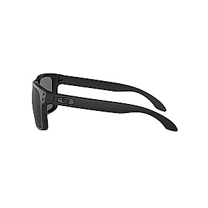 Oakley Holbrook OO9102 9102E5 Matte Black/Grey Sunglasses For Men Bundle Leash + VISIOVA Accessories