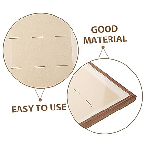 Medal Photo Frame Display Case Frames Lapel Pin Holder Portrait Picture Frame Medal Picture Frame Match Medal Frame Display Picture Holder Pin Display Board Wooden Coffee LIFKICH