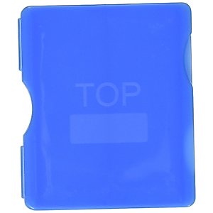Globe Scientific 513041B Polypropylene Slide Mailer for 2 Slide, Blue (Box of 100)