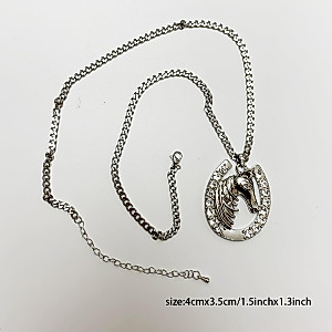 DSKOBT Headband and Necklace for Men Adult Rocker Movie Costume Cosplay Head Ribbon Outdoor Props Accessories (Headband and necklace)