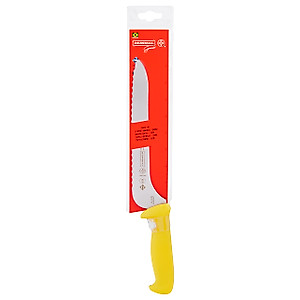Mundial Y5620-9E 9-Inch Offset Serrated Edge Sandwich Knife, Yellow