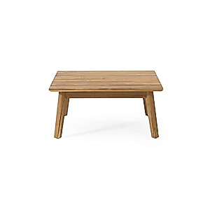 Christopher Knight Home 318124 Burchett Coffee Table, Teak