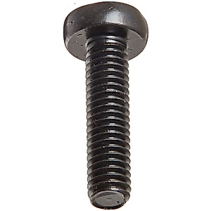 Small Parts M48D7985AB Steel Pan Head Machine Screw, Black Oxide Finish, Meets DIN 7985, #2 Phillips Drive, M4-0.7 Thread Size, 8 mm Length, Fully Threaded, Import (Pack of 100)
