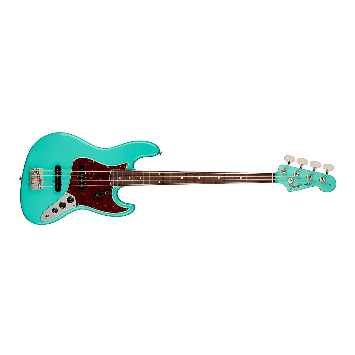Fender American Vintage II 1966 Jazz Bass, Sea Foam Green, Rosewood Fingerboard