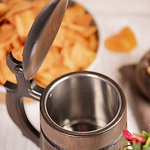 Adeptus Astartes Beer Stein, Personalized 40K Wooden Beer Mug, Custom Gamer Gift, Video Gamer Tankard, Gift for Men, Gift for Him, Geek Gift