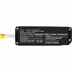 C S Replacement Battery for BO-SE Soundlink Mini 2, fits Part no 088789 088796 088772 2200mAh