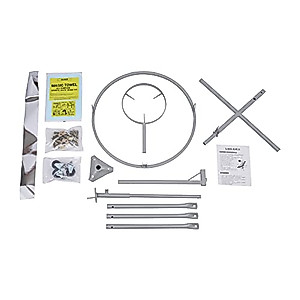 All Season Solar Cooker with Casters, Portable Solar Oven Cooker with Higher Efficiency 800~1000°C, Camping Outdoor Sun Oven Cooking Steaming Cookware