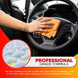 ShineN9 All-Purpose Cleaner – Professional Power Car Cleaner Spray – Multipurpose Exterior Interior Car Cleaner for Upholstery, Leather, Vinyl, Rims – Fast and Easy Car Cleaning for Grease, Stains, Dirt