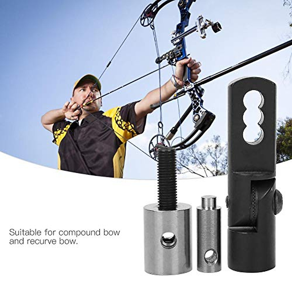 Zerone Archery Single Side V-Bar,Bow Stabilizer Single Multi-Angle Adjustable V-Bar Quick Disconnect for Compound Recurve Bow